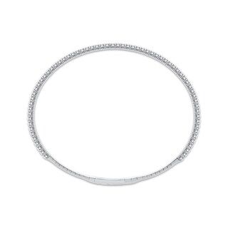 Diamond Flex Bangle Bracelet 1-1/4 ct tw 10K White Gold | Kay