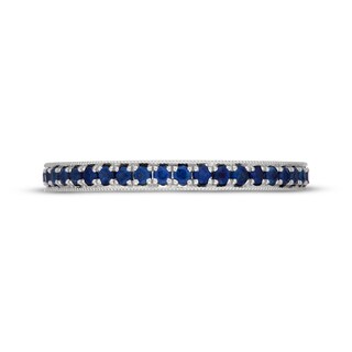 Neil Lane Natural Blue Sapphire Anniversary Ring 14K White Gold | Kay
