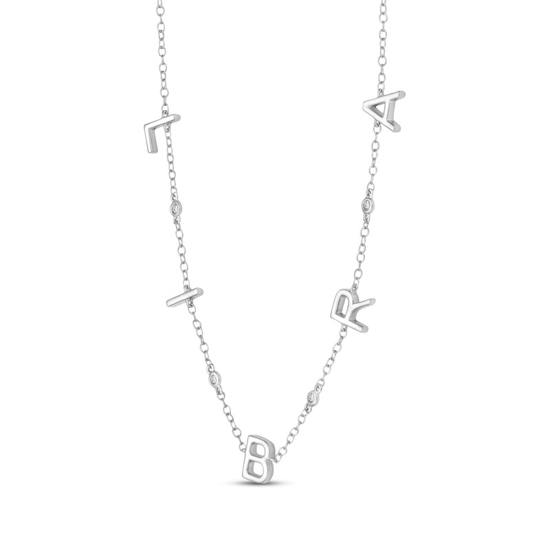 Diamond "Libra" Chain Necklace 1/20 ct tw Sterling Silver 18" | Kay