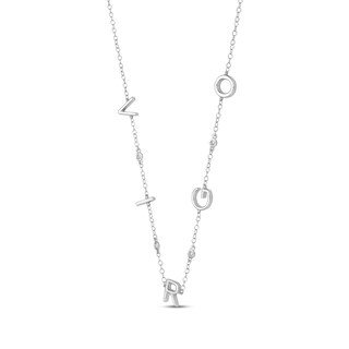 Diamond "Virgo" Chain Necklace 1/20 ct tw Sterling Silver 18" | Kay