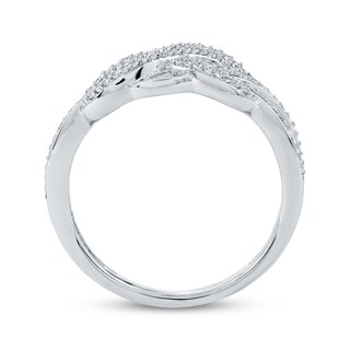 Diamond Infinity Knot Ring 1/4 ct tw 10K White Gold | Kay
