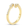 Diamond Bypass Fashion Ring 1/3 ct tw 10K Yellow Gold | Kay