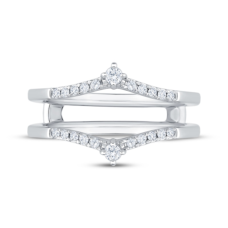 Now + Forever Diamond Contour Enhancer Ring 1/5 ct tw 14K White Gold | Kay