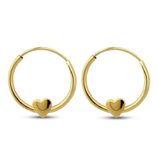 Children's Hoop Earrings 14K Yellow Gold | Kay