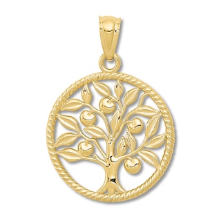 Family Tree Charm 14K Yellow Gold | Kay