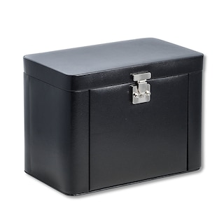Black Leather Jewelry Box | Kay