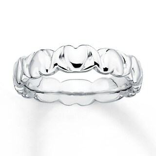 Stackable Heart Ring Sterling Silver | Kay