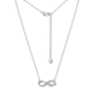 Infinity Love Necklace Sterling Silver | Kay