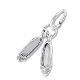 Ballet Shoes Charm Sterling Silver | Kay