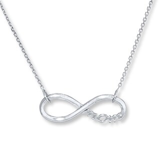 Infinity Mom Sterling Silver Necklace | Kay