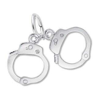 Handcuff Charm Sterling Silver | Kay