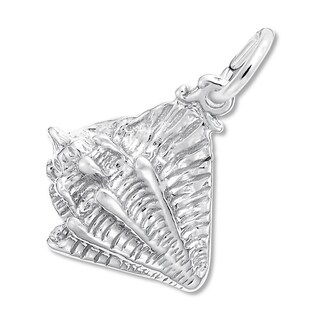 Conch Shell Charm Sterling Silver | Kay