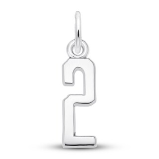 Number 2 Charm Sterling Silver | Kay