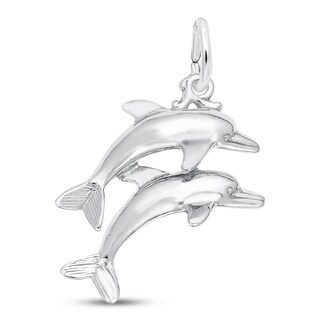 Dolphins Charm Sterling Silver | Kay