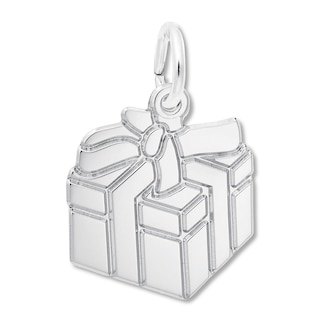 Gift Box Charm Sterling Silver | Kay