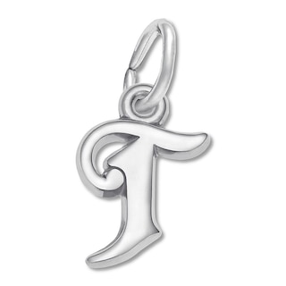Letter T Charm Sterling Silver | Kay