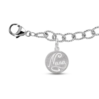 Nana Charm Bracelet Sterling Silver 7" | Kay