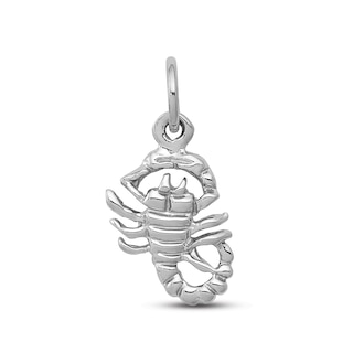 Men's Scorpion Charm 10K White Gold | Kay