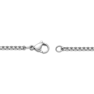 Men's Black Agate Arrowhead Necklace Stainless Steel 24" | Kay