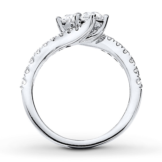 Ever Us Two-Stone Ring 1 ct tw Diamonds 14K White Gold | Kay