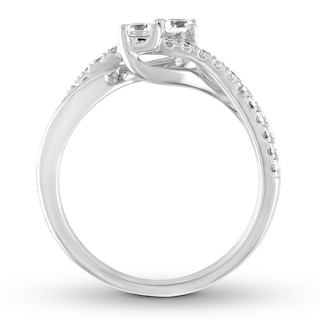 Ever Us Diamond Engagement Ring 1/2 ct tw Round 14K White Gold | Kay