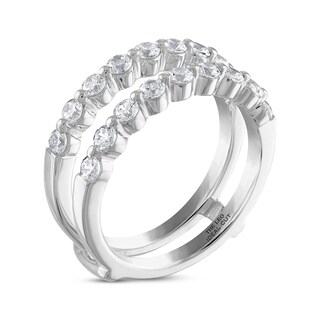THE LEO Ideal-Cut Diamond Enhancer Ring 1 ct tw 14K White Gold | Kay