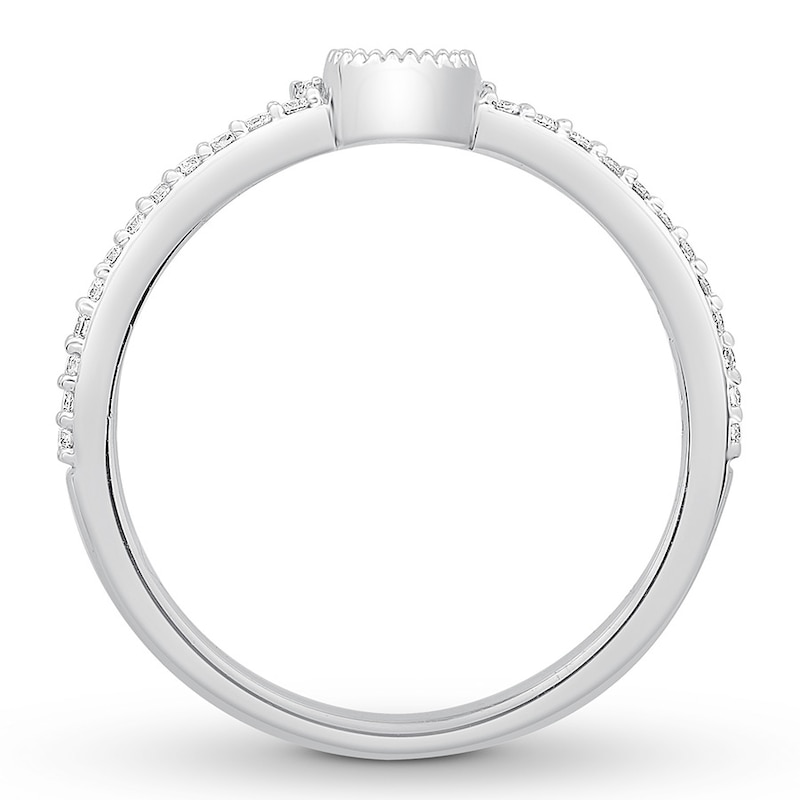 Emmy London Diamond Ring 1/5 ct tw Round-cut Sterling Silver | Kay