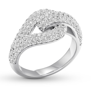 Love + Be Loved Diamond Ring 1-1/2 ct tw 14K White Gold | Kay