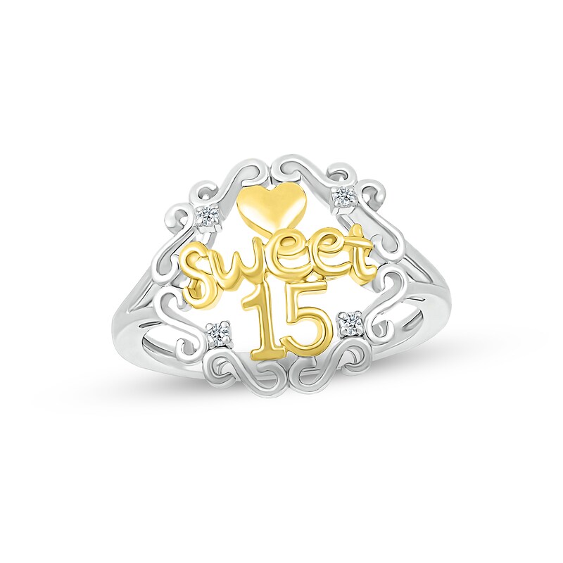 Silver Quinceanera Rings