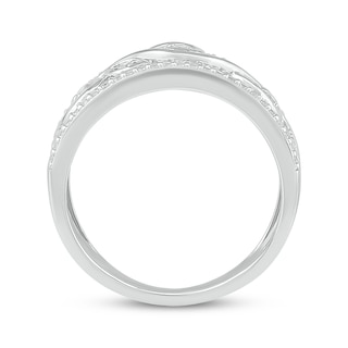 Diamond Openwork Vine Ring 1/3 ct tw Sterling Silver | Kay