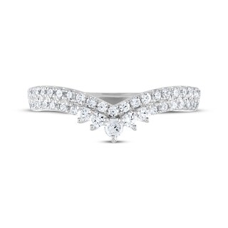 THE LEO Diamond Contour Ring 1/2 ct tw Round-cut 14K White Gold | Kay