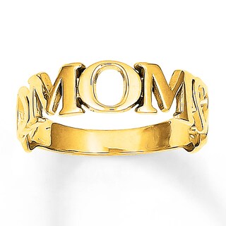 MOM Ring 14K Yellow Gold | Kay