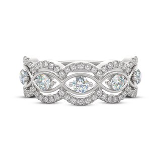 THE LEO First Light Diamond Anniversary Ring 3/4 ct tw 14K White Gold | Kay