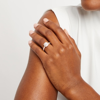 THE LEO First Light Diamond Round-Cut Engagement Ring 3/4 ct tw 14K Two ...