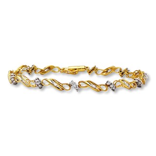 Previously Owned Bracelet 1/2 ct tw Diamonds 10K Yellow Gold | Kay