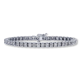 Previously Owned Diamond Bracelet 3 ct tw 14K White Gold | Kay