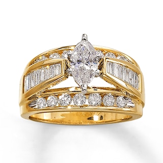 Previously Owned Ring 2 ct tw Diamonds 14K Yellow Gold | Kay