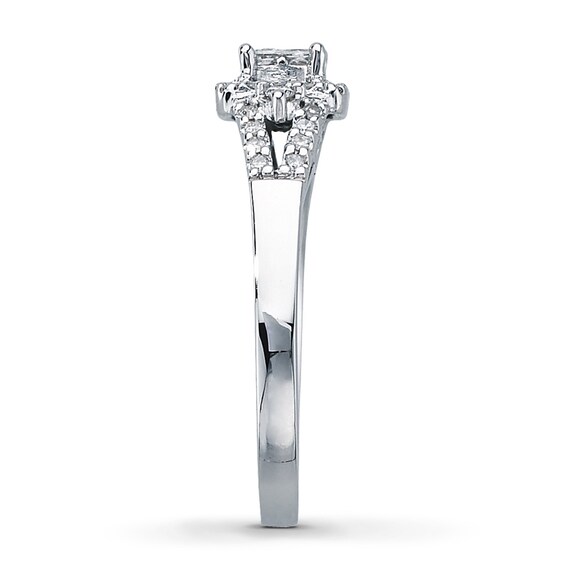 Previously Owned Ring 1/3 ct tw Diamonds 10K White Gold | Kay