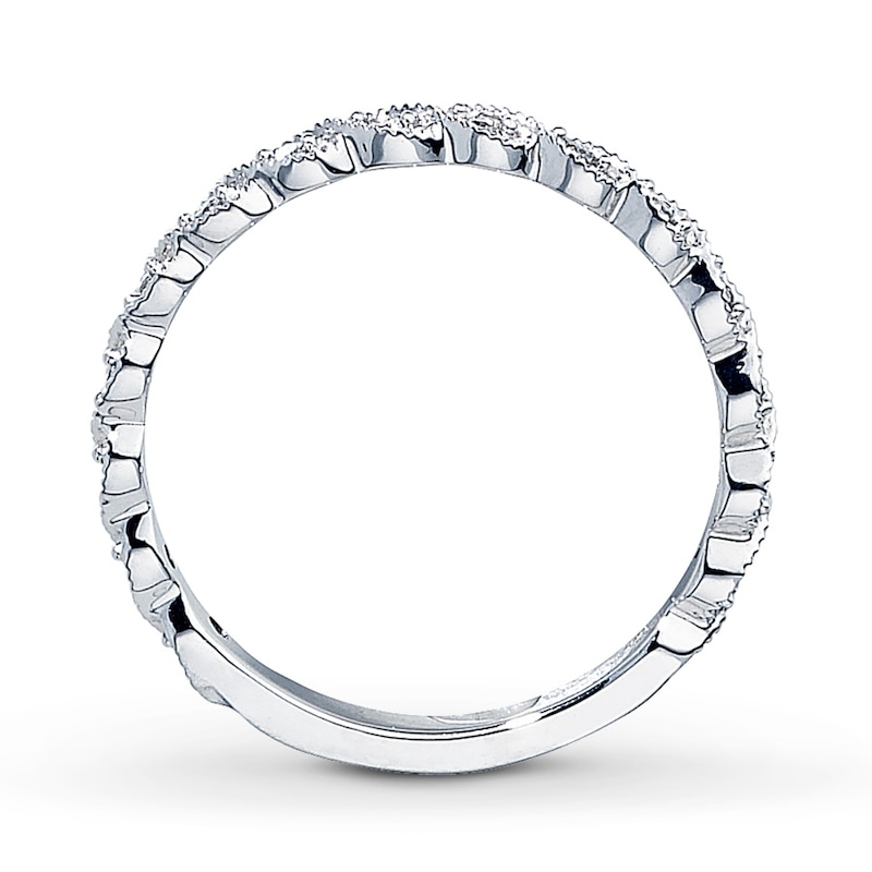 Previously Owned Anniversary Ring 1/10 ct tw Round-cut Diamonds 14K ...