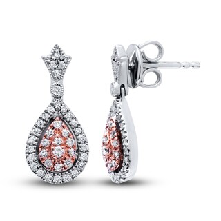 Previously Owned Neil Lane Earrings 1/3 ct tw Diamonds Sterling Silver ...