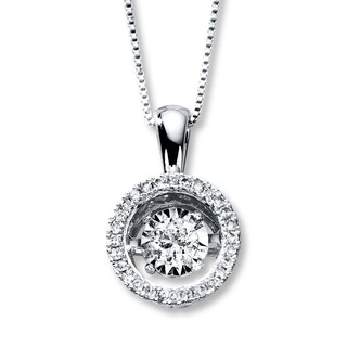 Previously Owned Unstoppable Love Diamond Necklace 3/4 ct tw 14K White ...