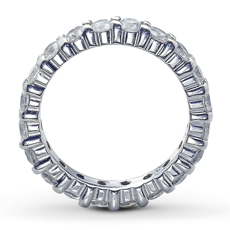 Previously Owned Diamond Eternity Ring 2 ct tw Round-cut 14K White Gold ...