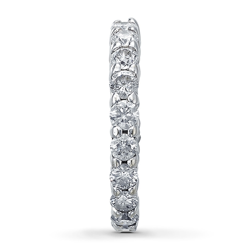 Previously Owned Diamond Eternity Ring 2 ct tw Round-cut 14K White Gold ...