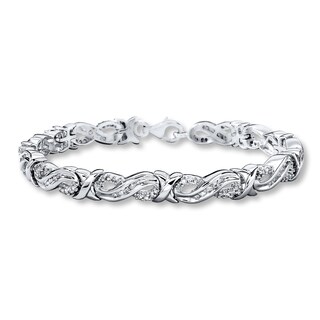Previously Owned Diamond Infinity Bracelet 1-1/2 ct tw Round-cut ...