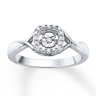 Previously Owned Unstoppable Love Diamond Accents Sterling Silver & 10K ...