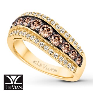 Previously Owned Le Vian Ring 1-1/6 ct tw Diamonds 14K Honey Gold | Kay