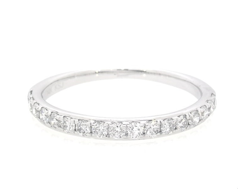 Previously Owned Diamond Anniversary Ring 3/8 ct tw 14K White Gold | Kay