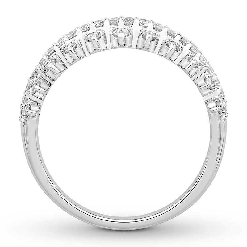 Previously Owned Emmy London Diamond Ring 3/4 ct tw Round-cut 10K White ...