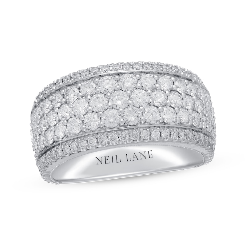 Previously Owned Neil Lane Diamond Anniversary Ring 2 ct tw Round-cut ...