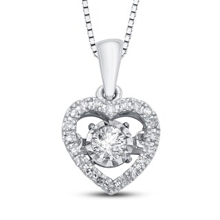 Previously Owned Unstoppable Love Diamond Heart Necklace 1/4 ct tw ...